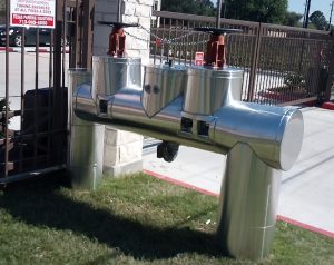 Freeze protection, fire protection piping, backflow preventer