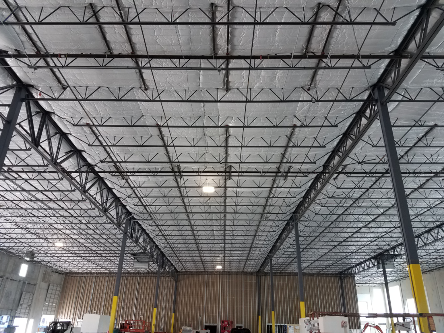 Amazon warehouse, Metal Building Insulation